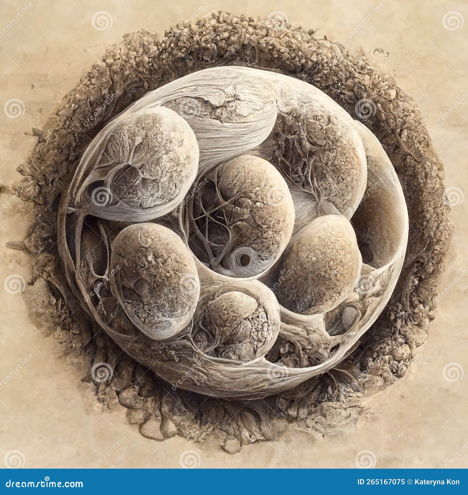 Human embryo, illustration stock illustration. Illustration of ...