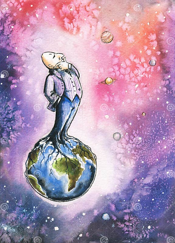 Human on Earth stock illustration. Illustration of environment - 22277421