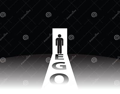Human ego stock vector. Illustration of stylization, output - 37613835
