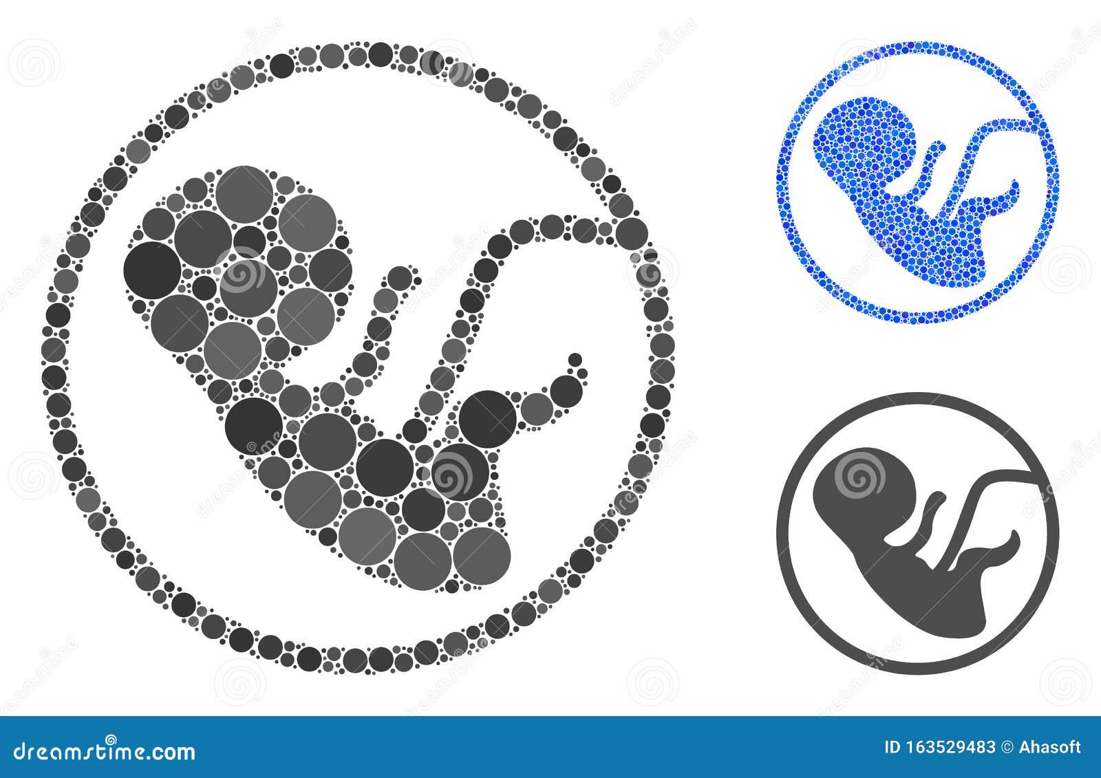 Embryo Composition Icon Of Tuberous Elements Cartoon Vector ...