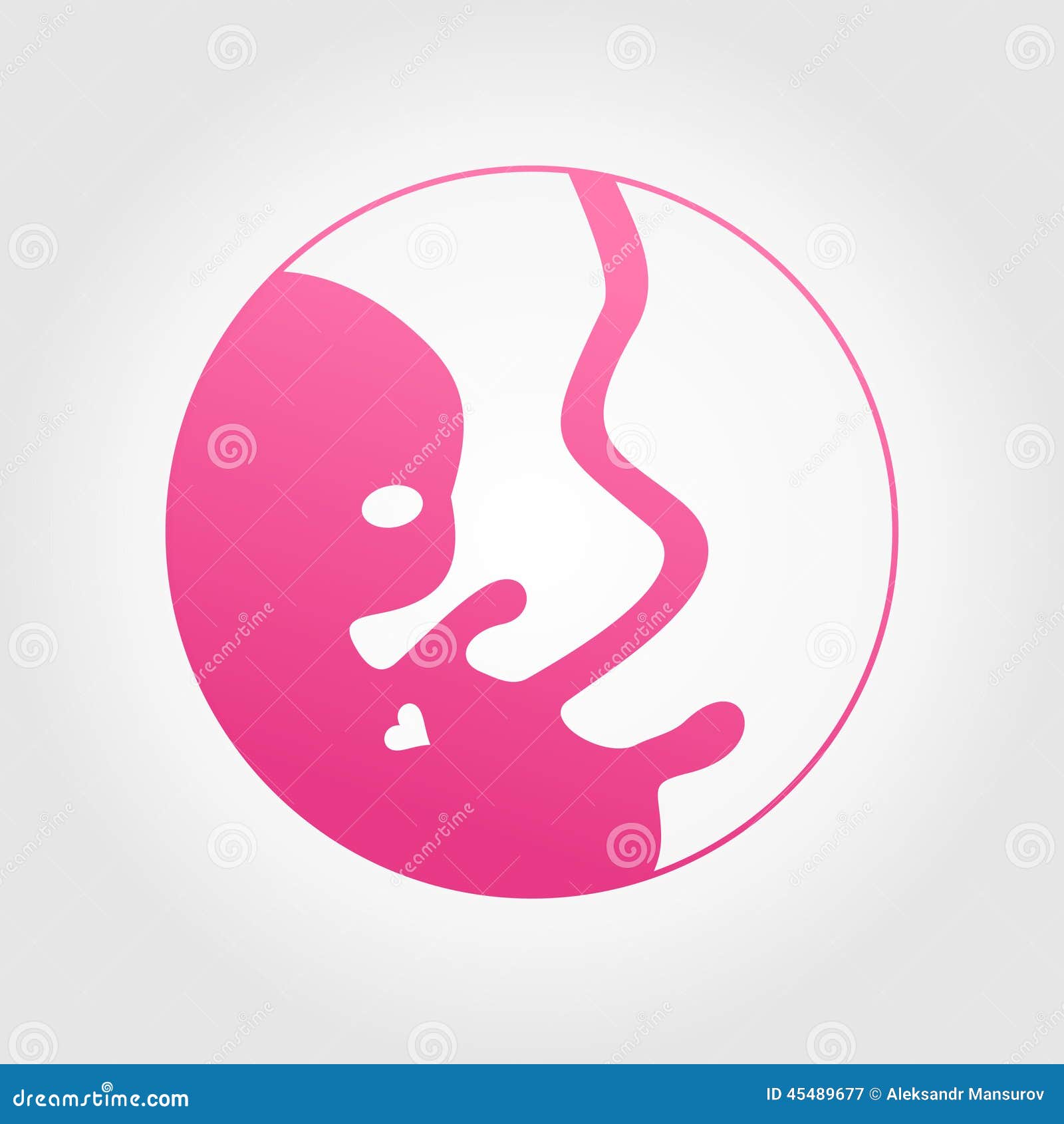 Human embryo stock illustration. Illustration of view - 45489677