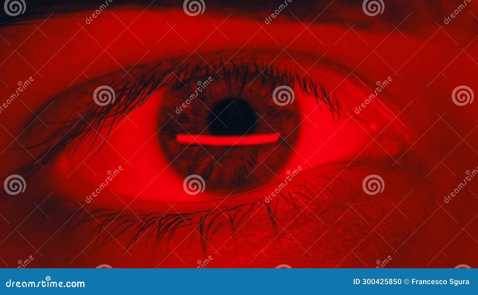 Human Eye Access Scan Light Stock Photo - Image of sensor, identity ...