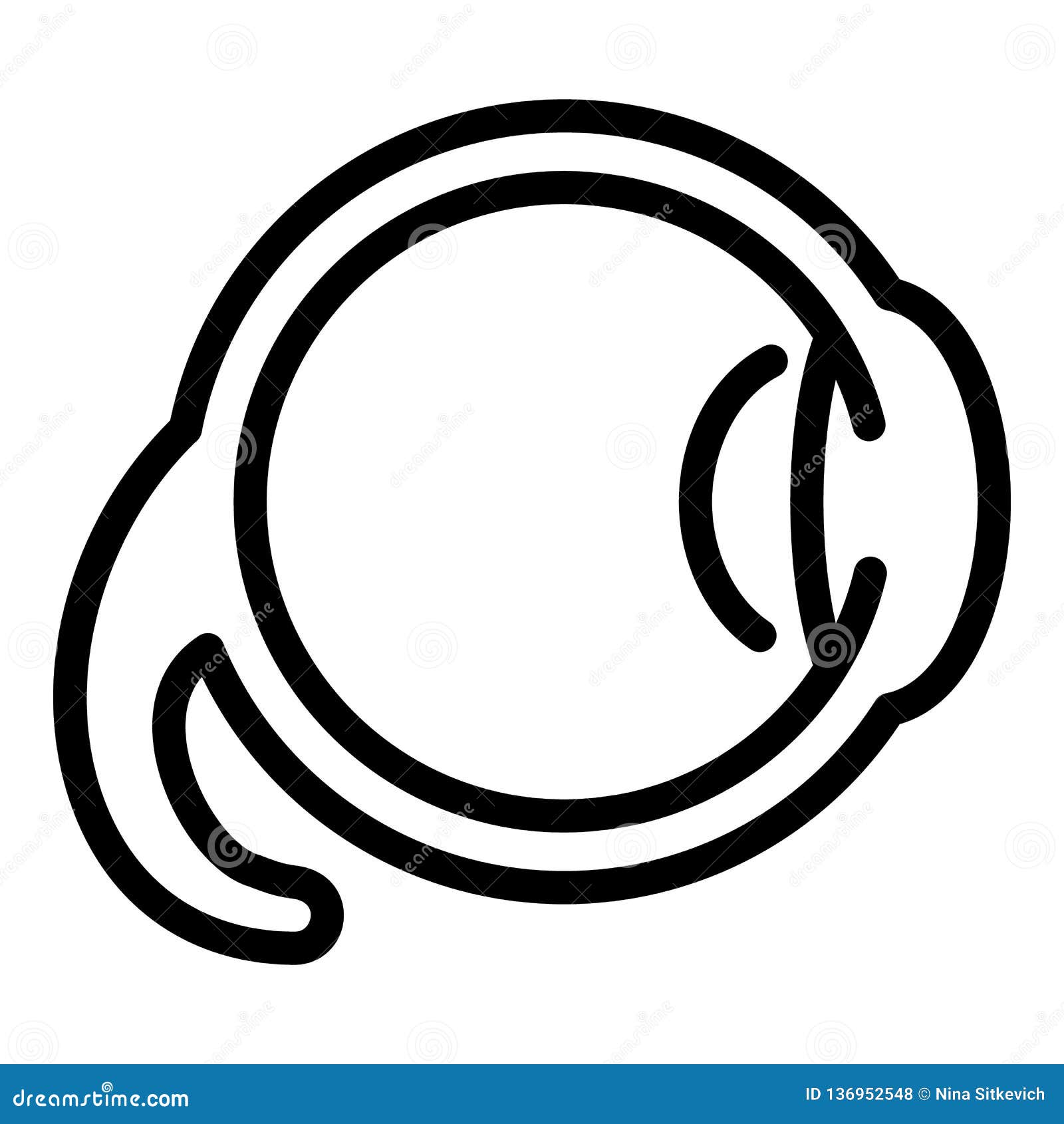 Human Eye Ball Icon, Outline Style Stock Vector - Illustration of ... Human Eye Ball Icon, Outline Style Stock Vector - Illustration of ...
