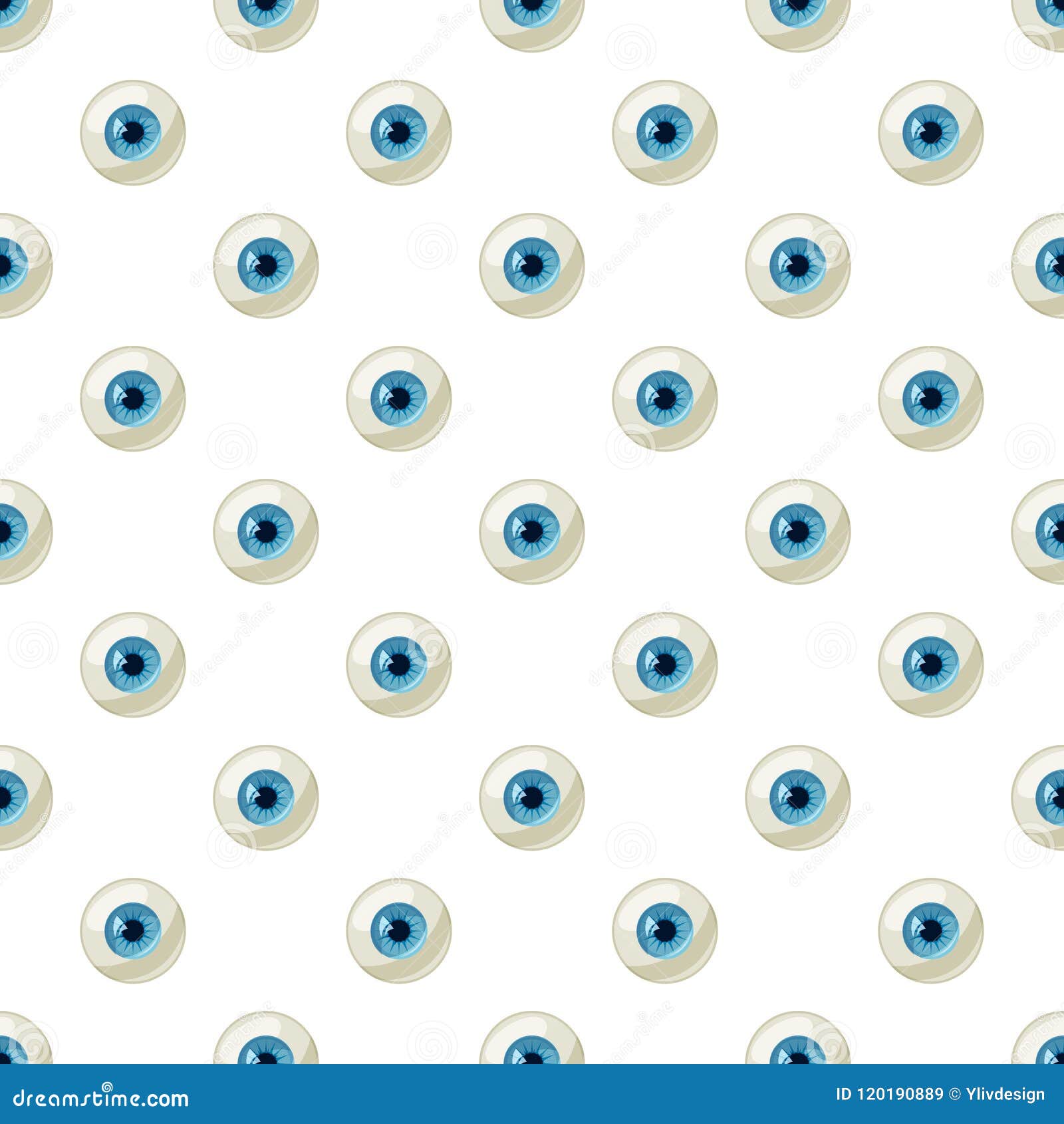 Human eye ball pattern stock vector. Illustration of pattern - 120190889
