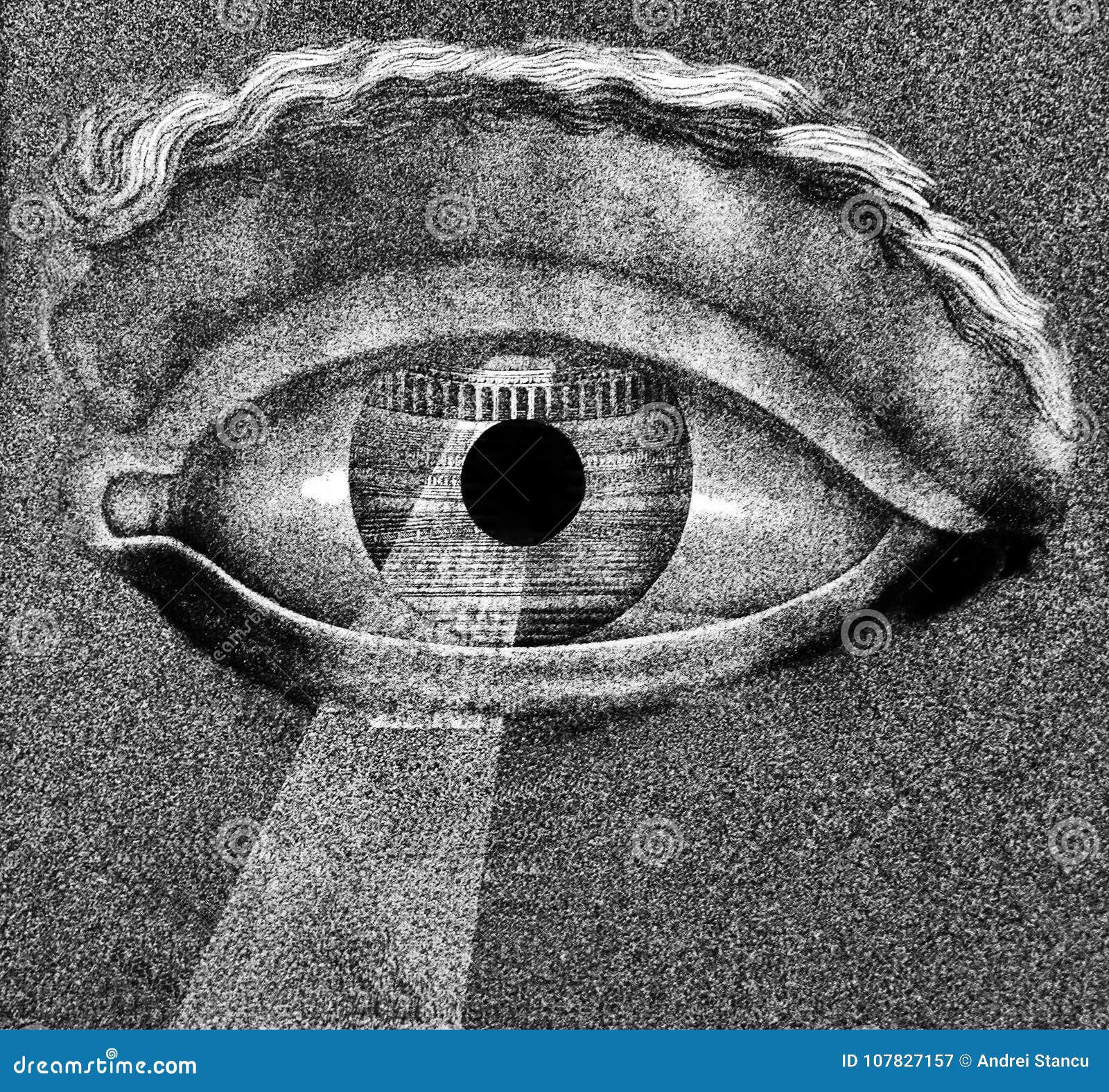Eye Concept stock illustration. Illustration of antique - 107827157