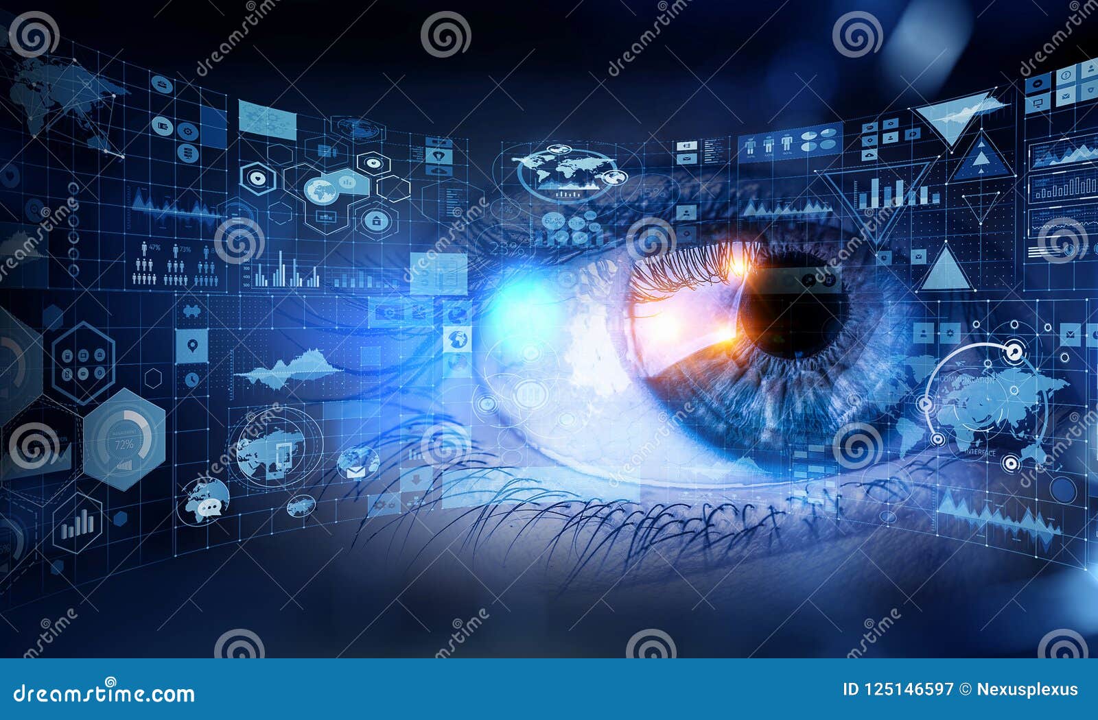 Best Media Technologies. Mixed Media Stock Image - Image of vision ...