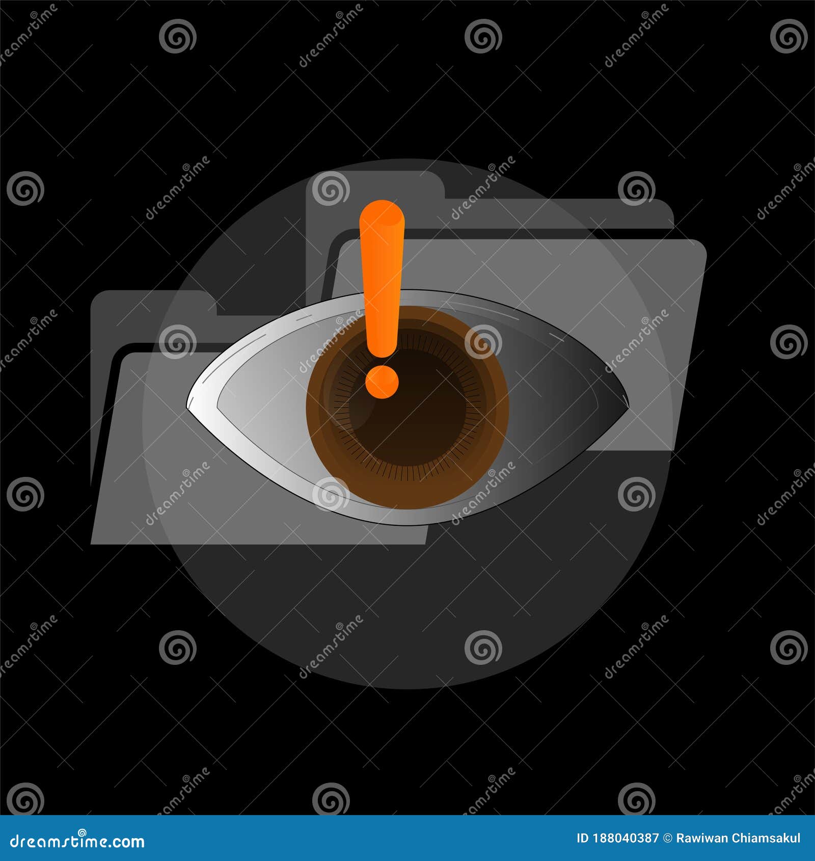 Input Data Eye stock vector. Illustration of brown, fact - 188040387