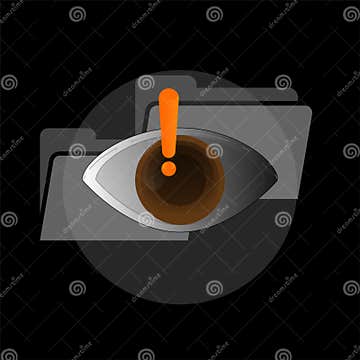 Input Data Eye stock vector. Illustration of brown, fact - 188040387