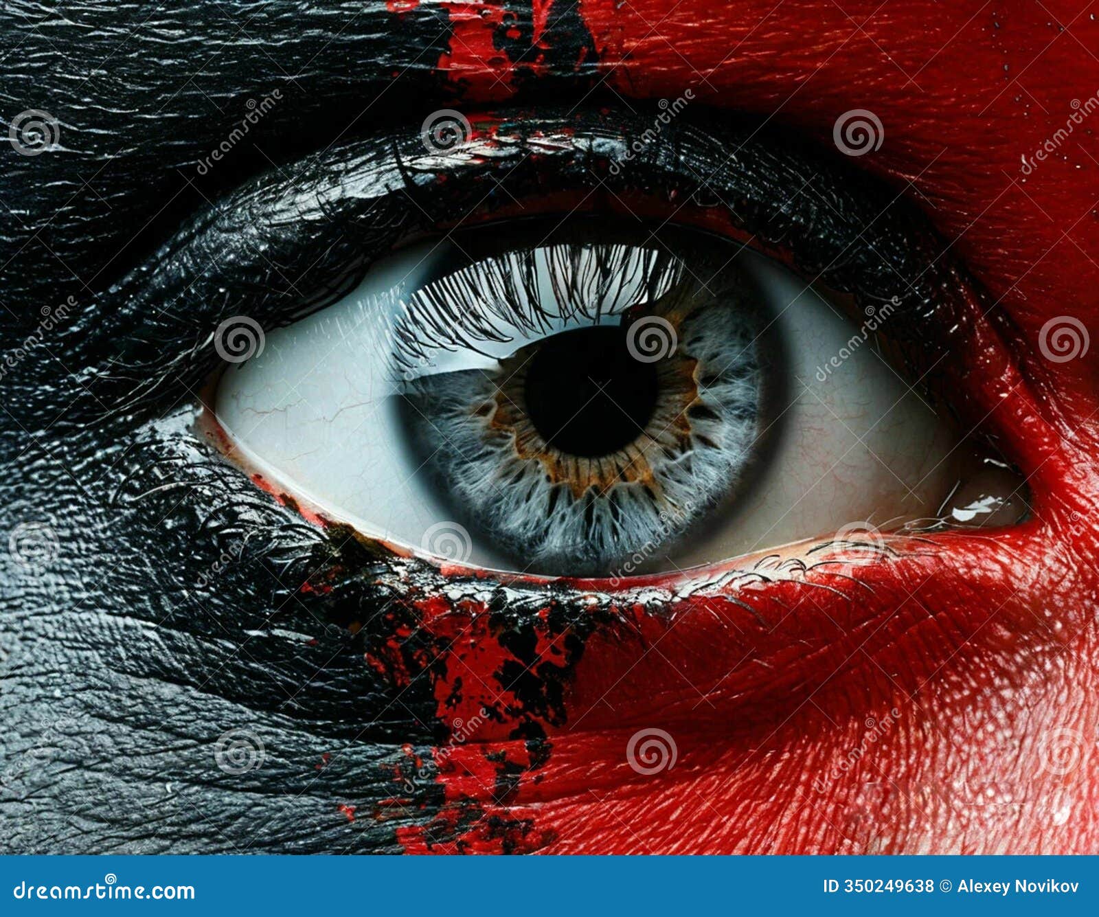 Human eye stock illustration. Illustration of purple - 350249638