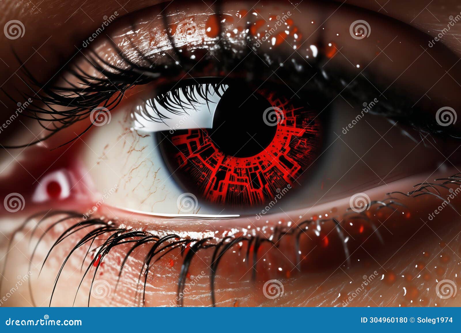 The Human Eye with an Implant in the Form of an Electronic Digital ...
