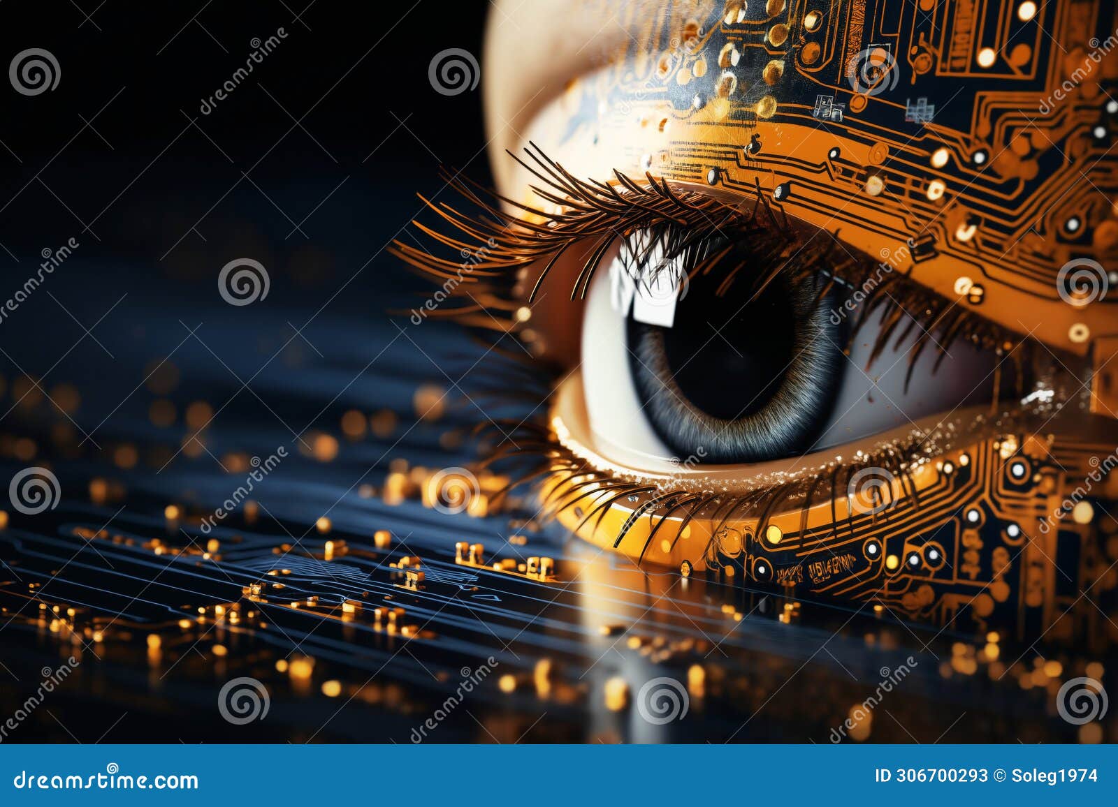 The Human Eye with an Implant in the Form of an Electronic Digital ...