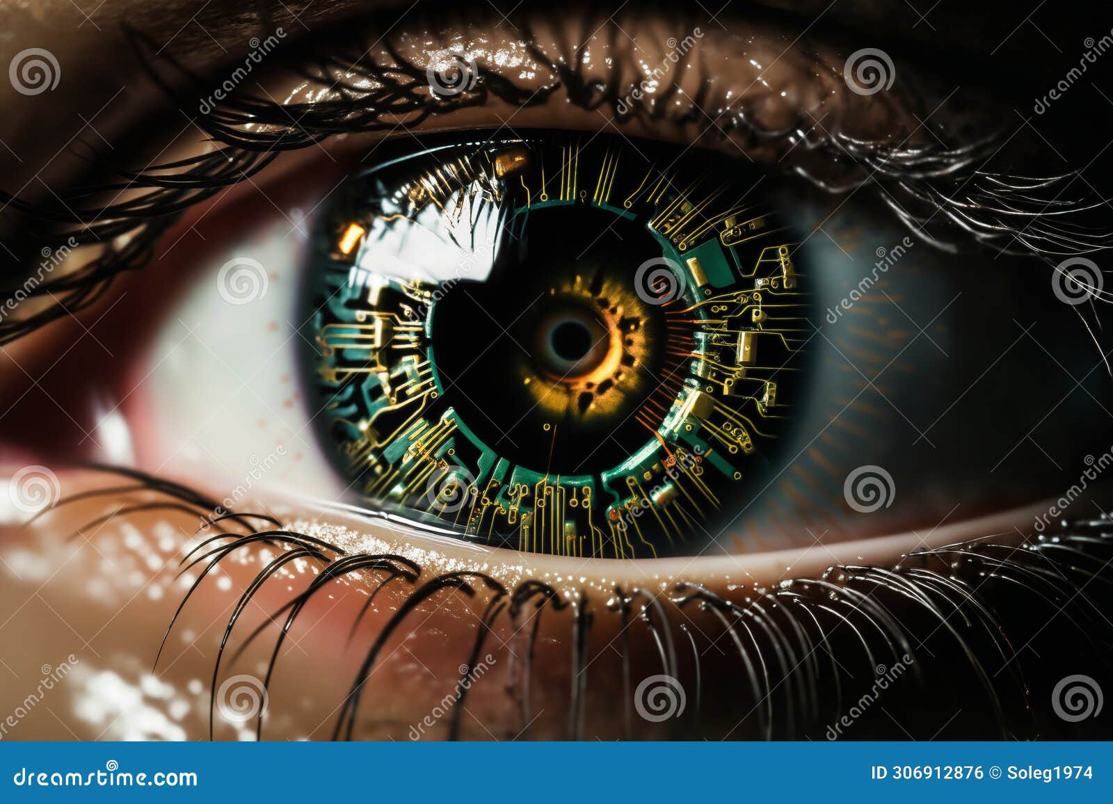 The Human Eye with an Implant in the Form of an Electronic Digital ...