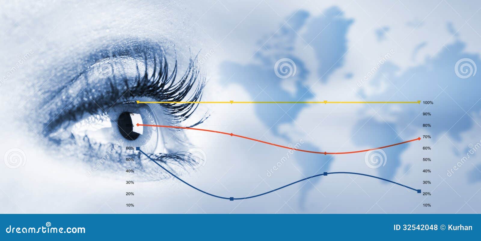 Human eye. stock photo. Image of diagram, iris, beautiful - 32542048