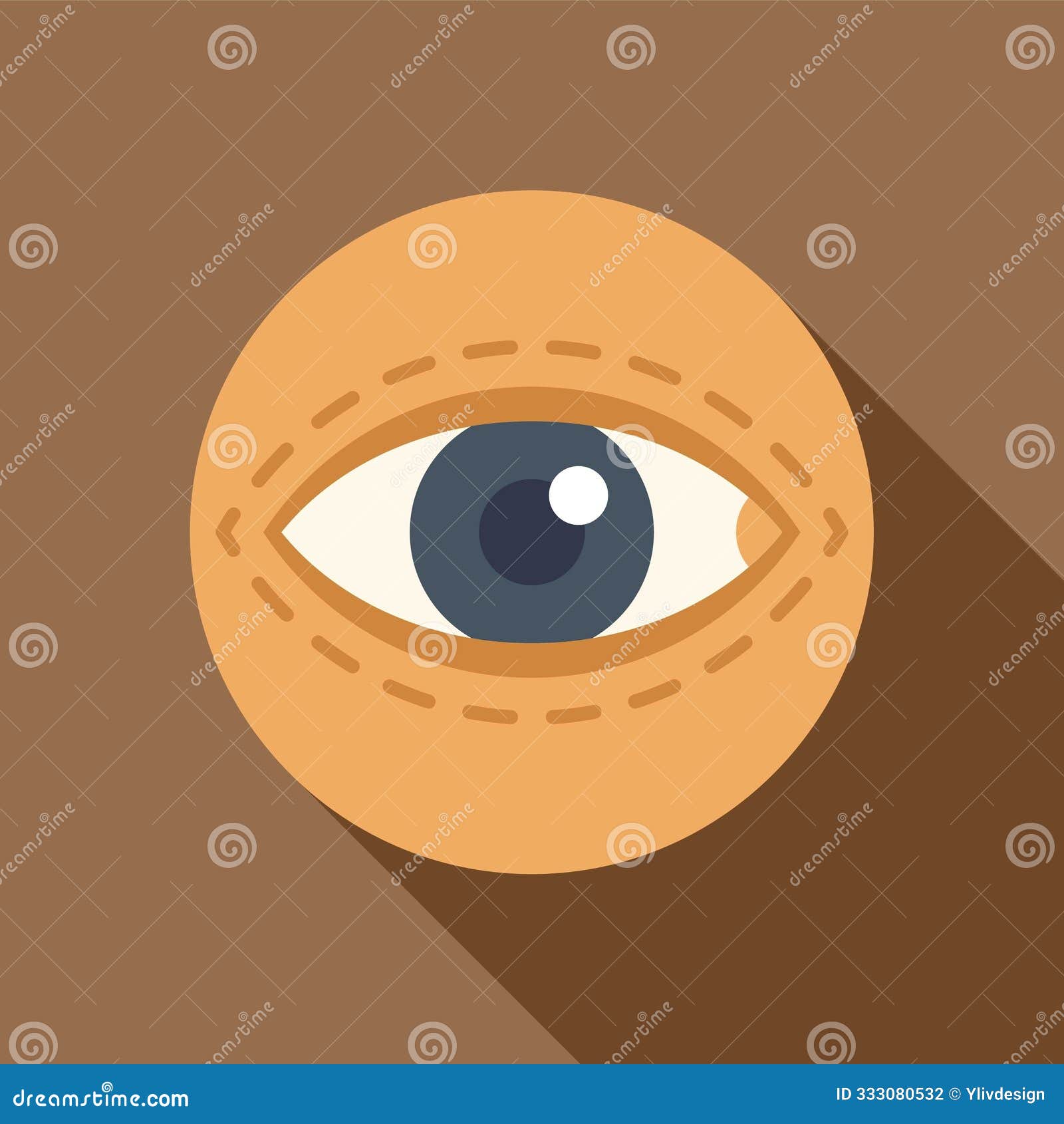 Human Eye Looking Watching Observing Staring Vision Concept Icon Stock ...