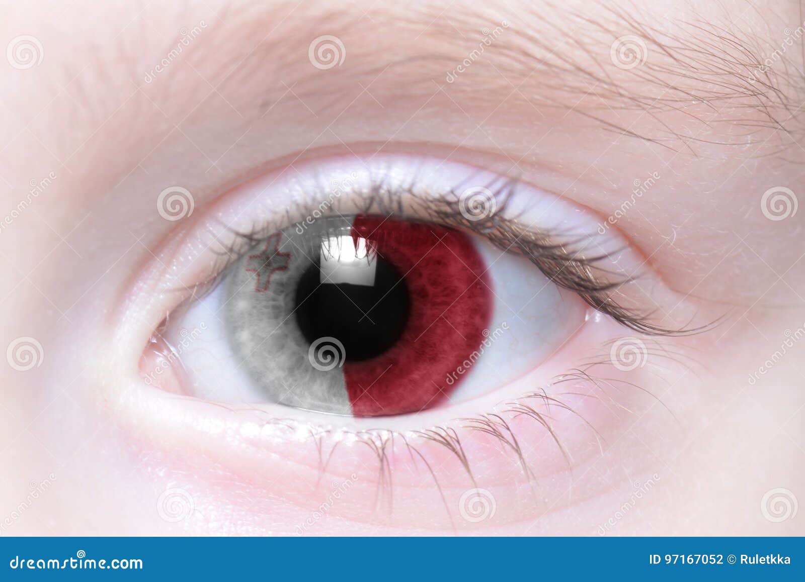 Human Eye with National Flag of Malta Stock Photo - Image of flag ...