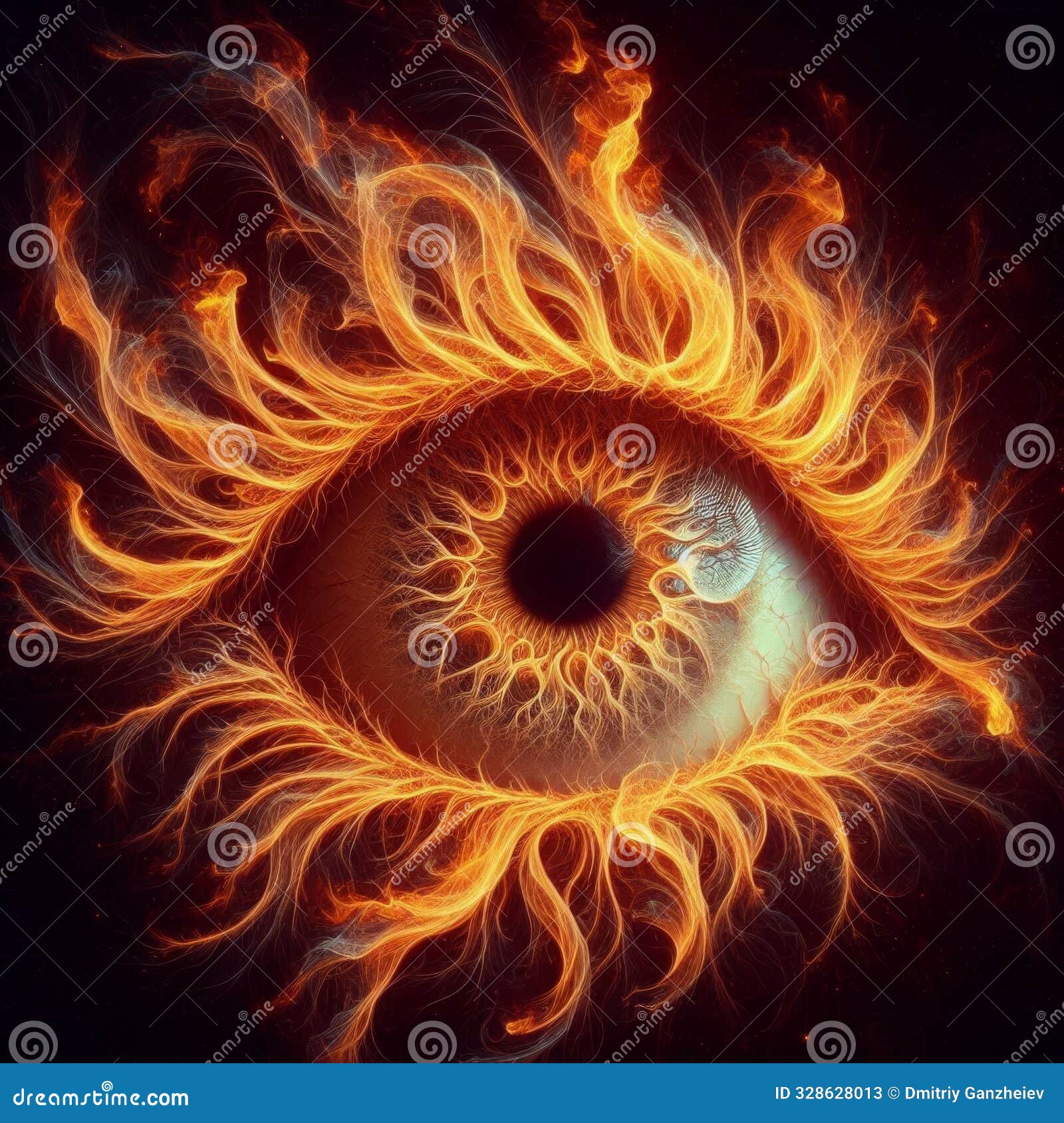 Flaming Form stock illustration. Illustration of burning - 328628013