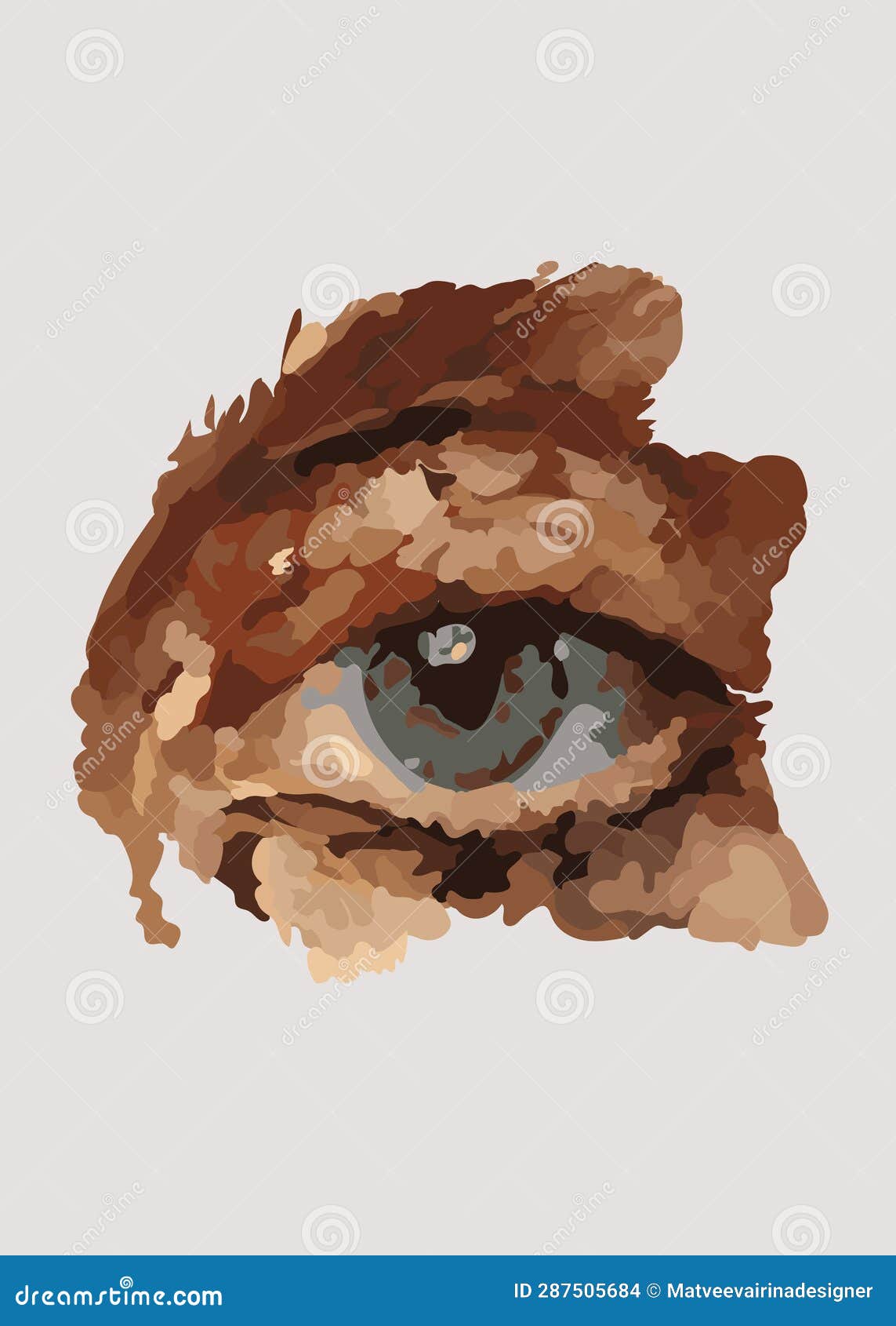 Human Eye in a Realistic Manner for Your Graphic Elements Stock ...