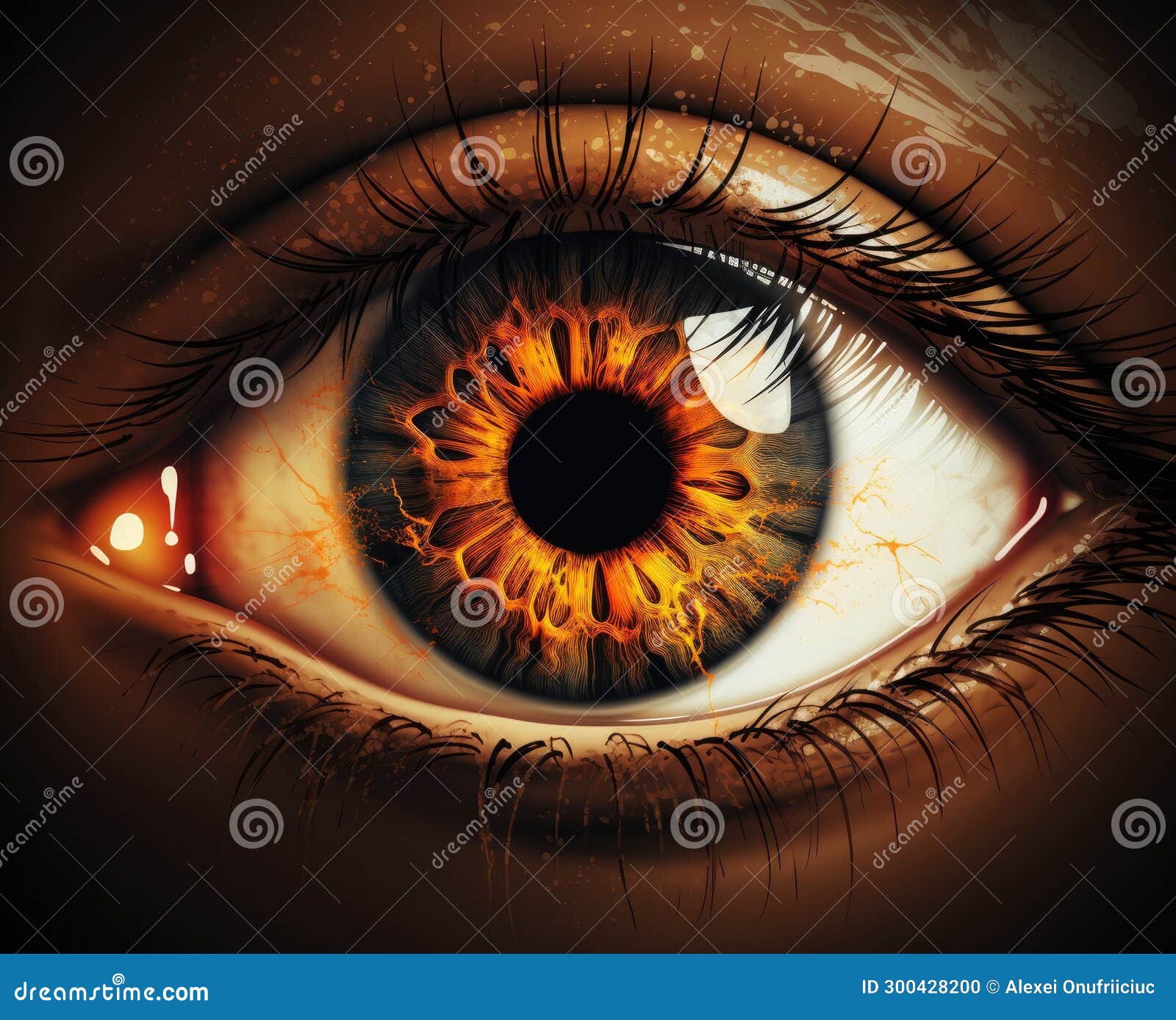 The Human Eye of Variation. Stock Photo - Image of beauty, black: 300428200