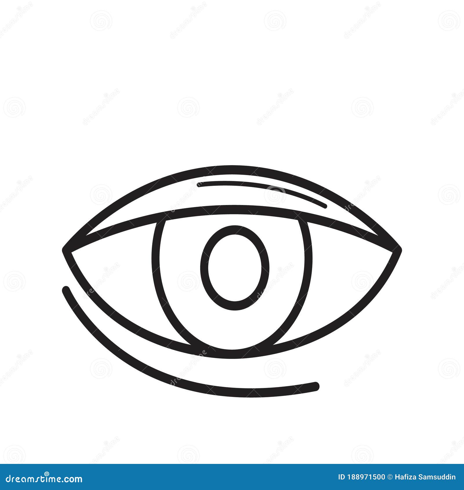Human Eye. Vector Illustration Decorative Design Stock Vector ...