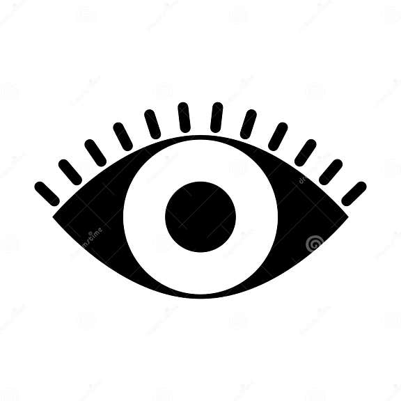Human eye view icon stock vector. Illustration of business - 91346055