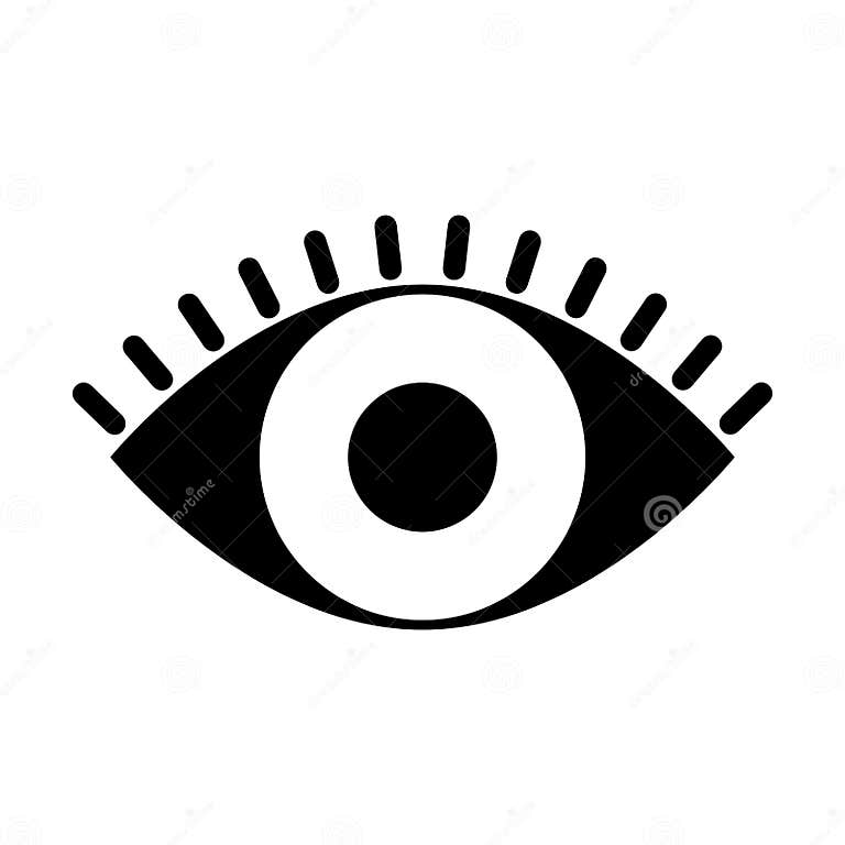 Human eye view icon stock vector. Illustration of business - 91346055