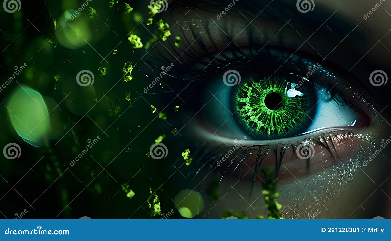 Human Eye, Vision, Clear Eyesight Stock Illustration - Illustration of ...