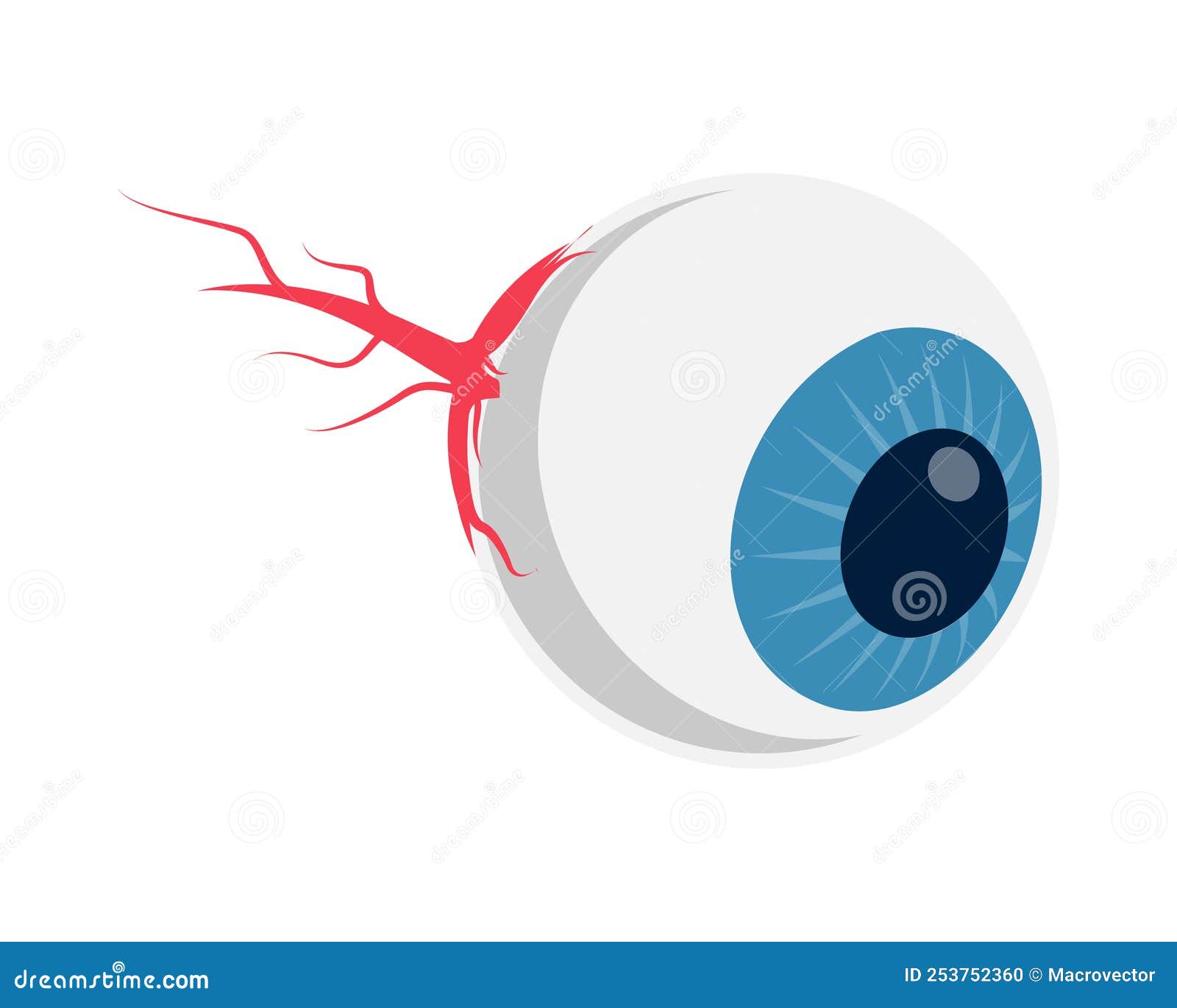 Eye Isometric Illustration stock vector. Illustration of concept ...