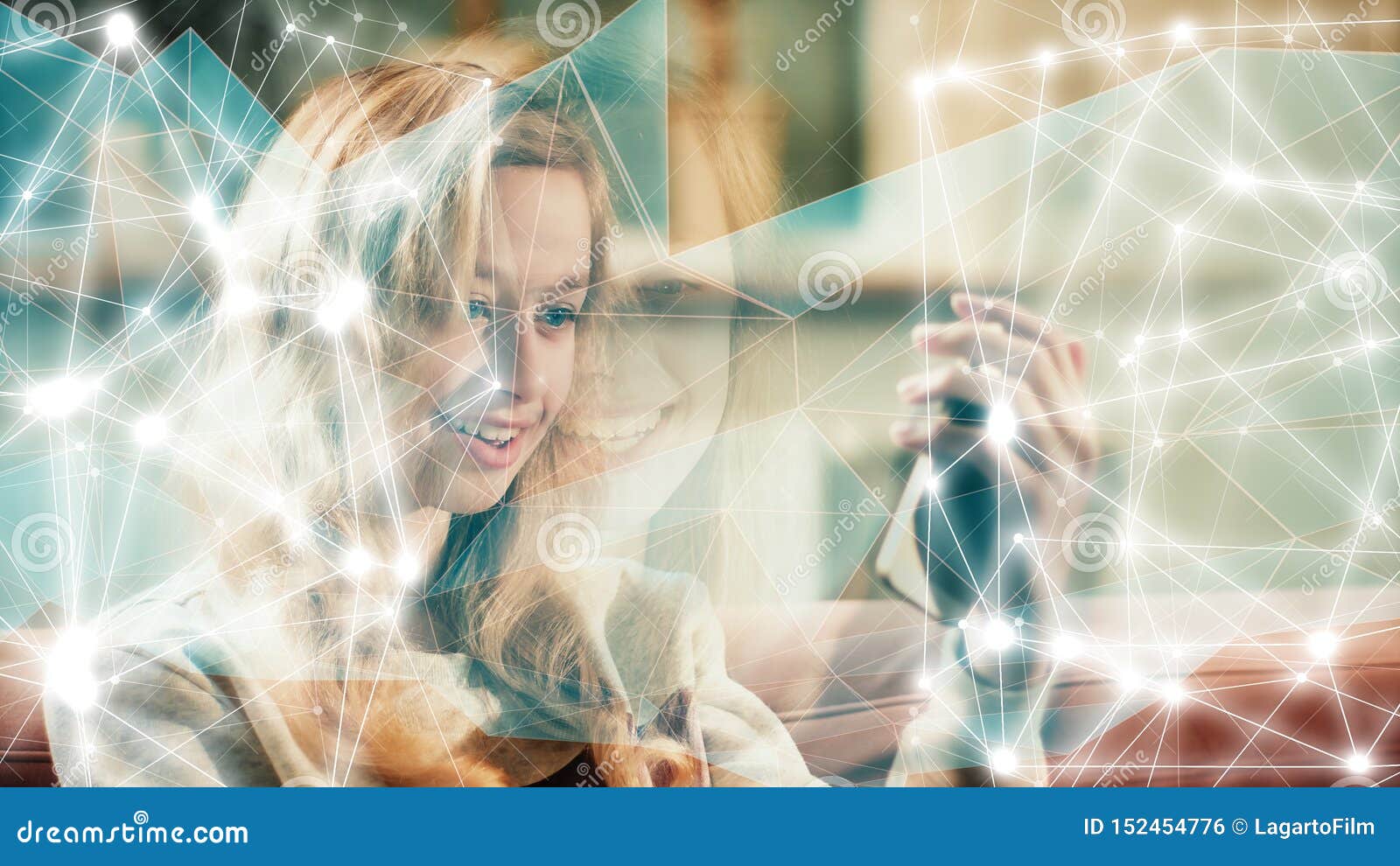 Human Face Biometric Digital Facial Authentication Security System Scan ...