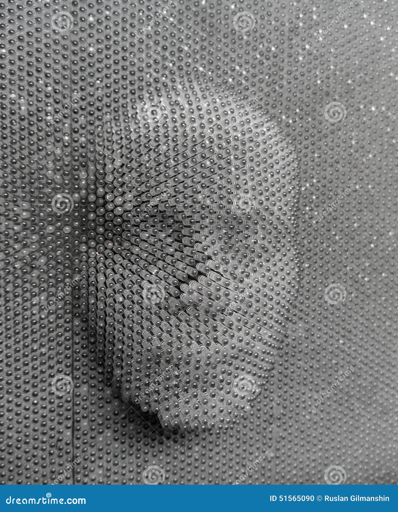 Human Face Made from Pin Board Toy Stock Photo - Image of card, concept ...