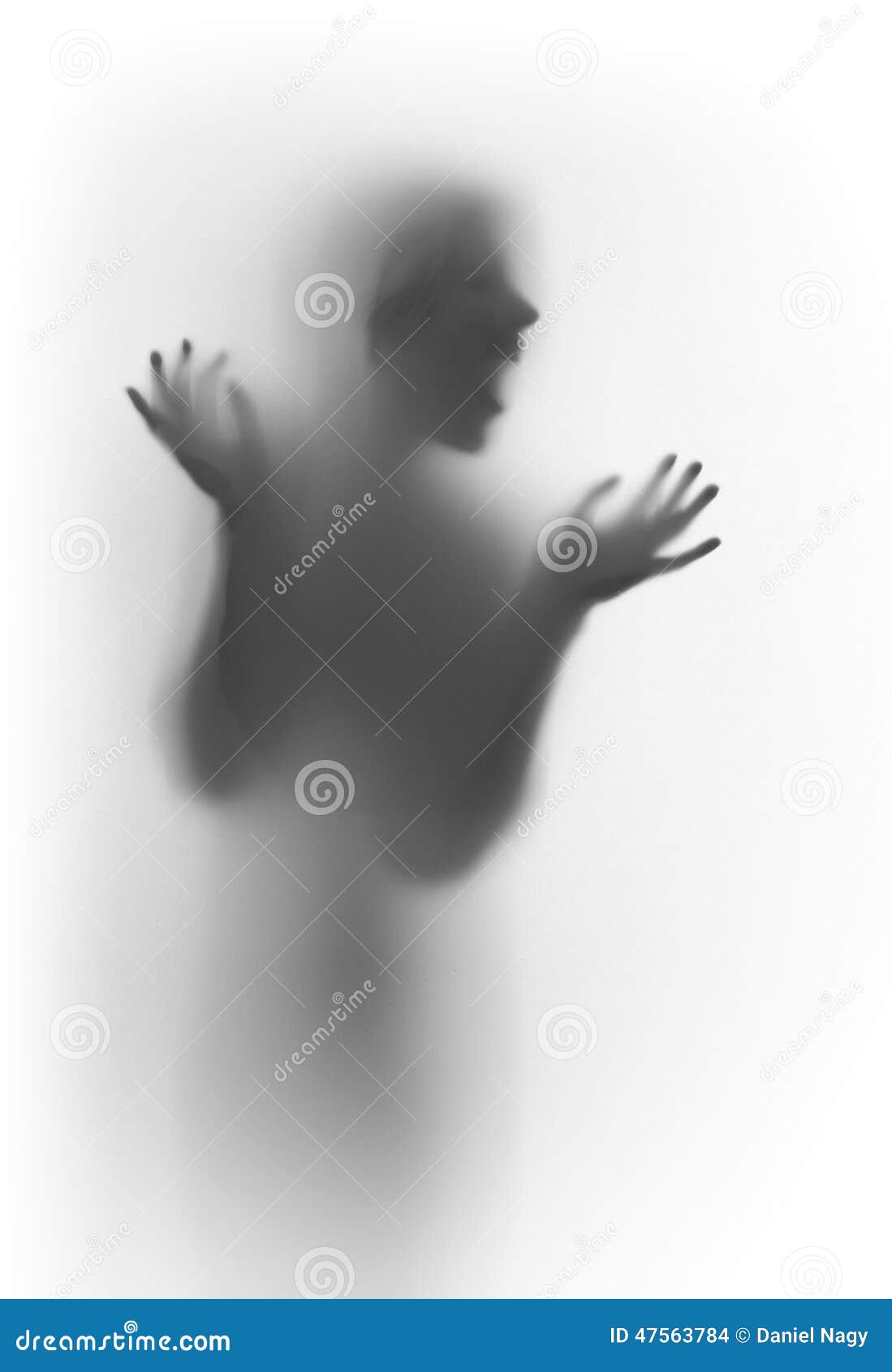 Human Face Silhouette Shouting Stock Photography | CartoonDealer.com ...
