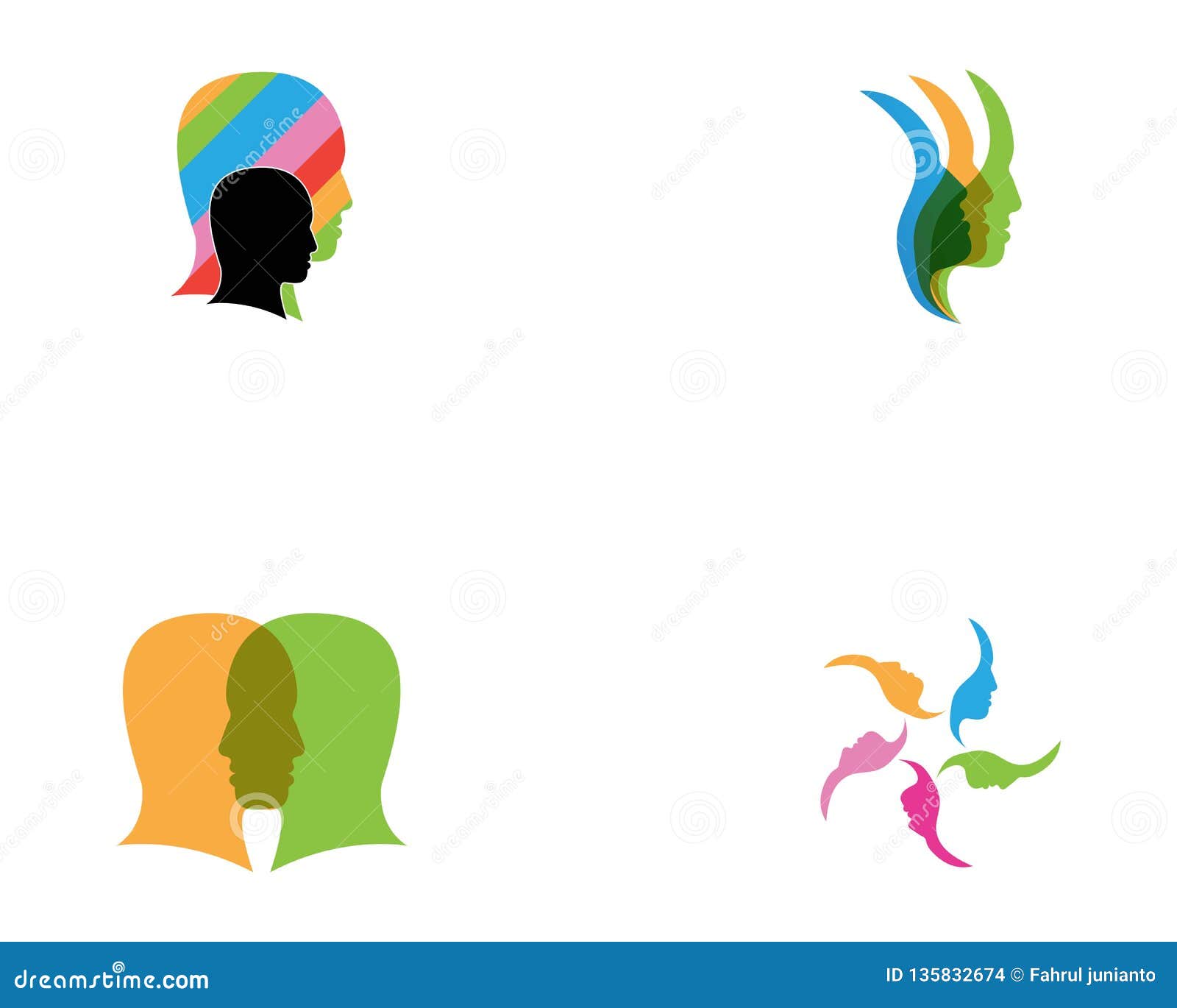 Human Face Vector Illustration Stock Vector - Illustration of abstract ...