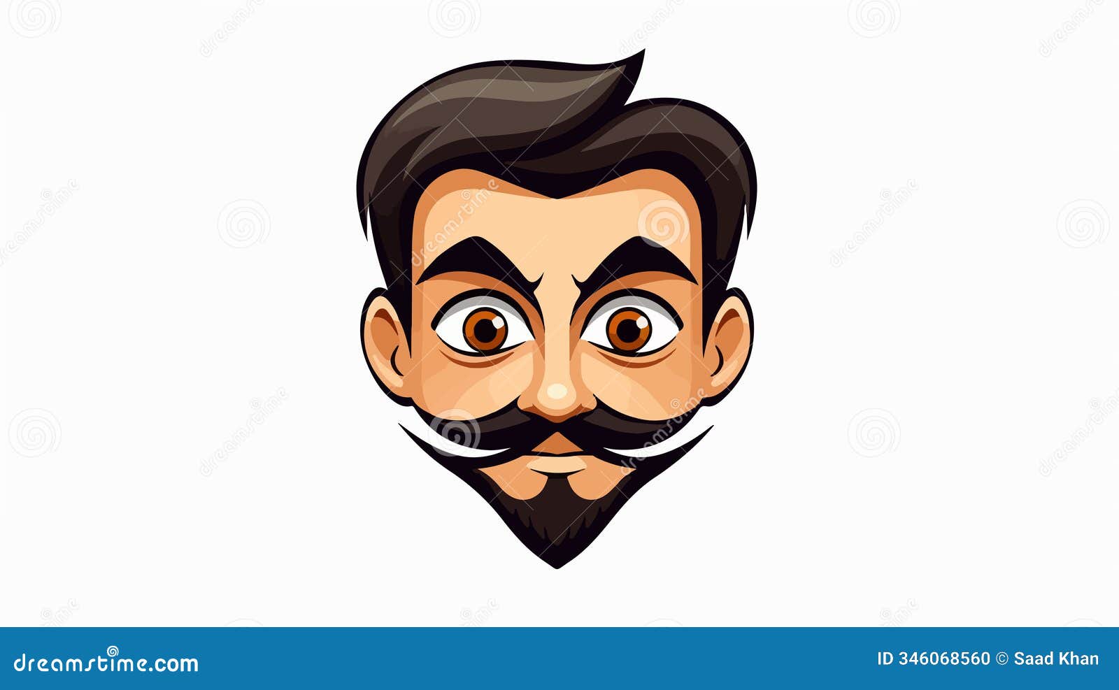 Human Face Vector Logo stock illustration. Illustration of face - 346068560
