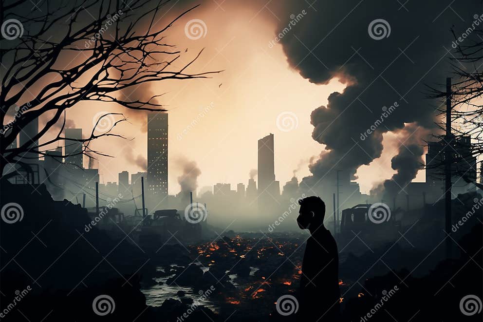 The Human Factor Amplifies the Global Problem of Air Pollution Stock ...