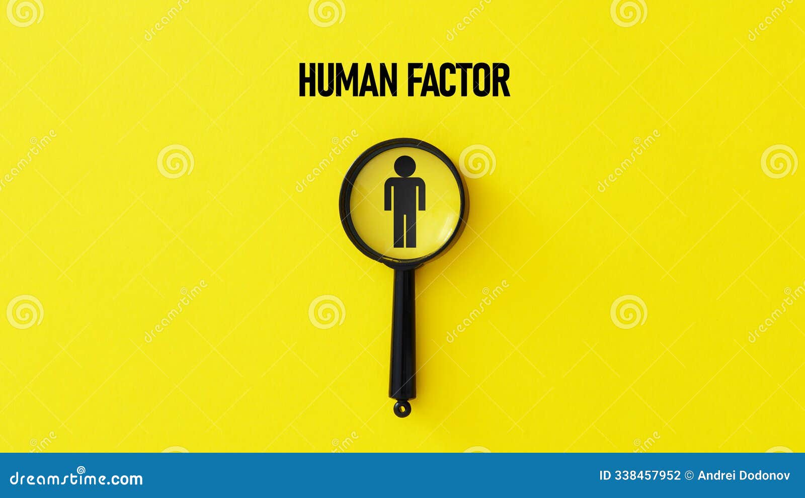Human Factor is Shown Using the Text Stock Photo - Image of idea ...