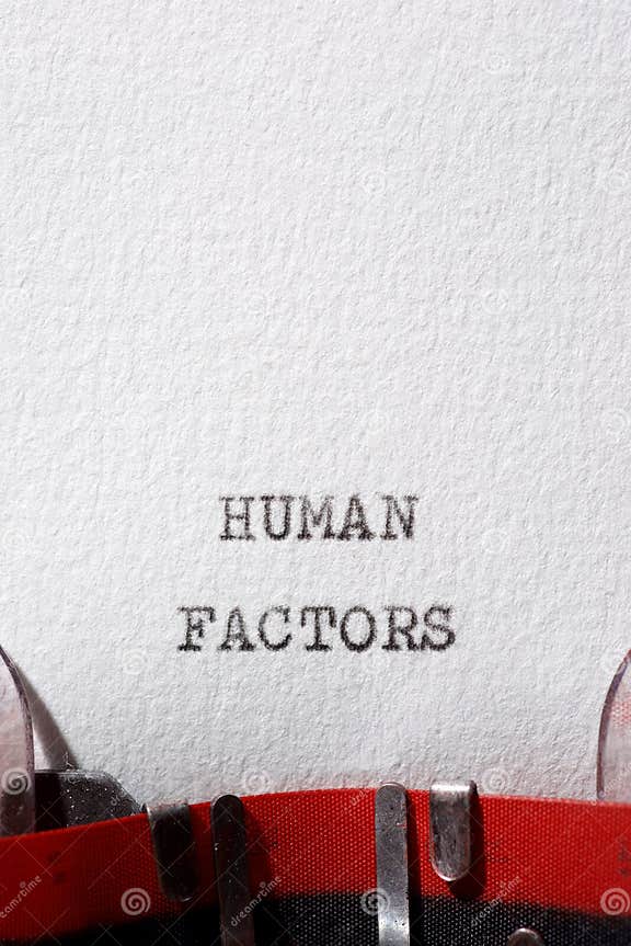 Human factors text stock image. Image of thinking, engineering - 268497555