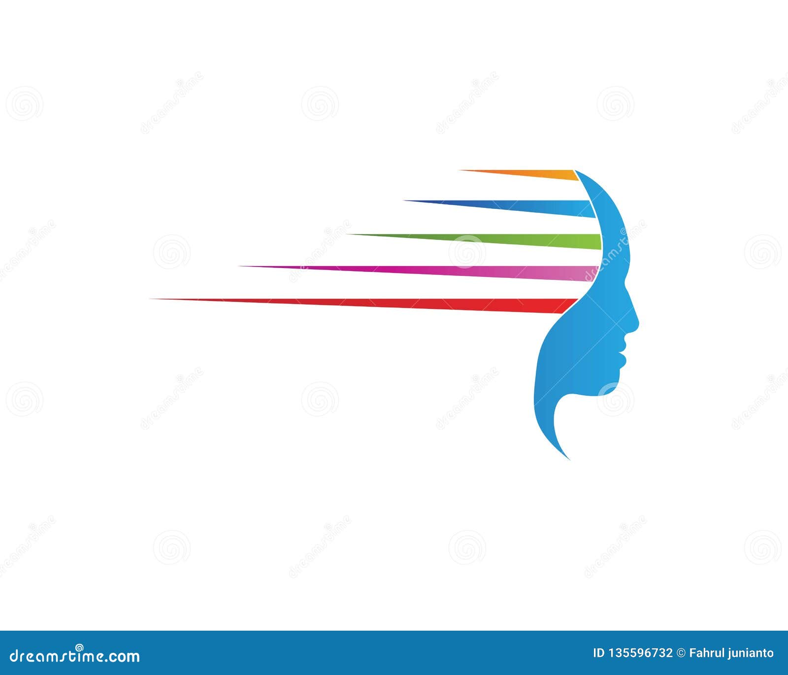 Human Fast Thinking Vector Illustration Stock Vector - Illustration of ...