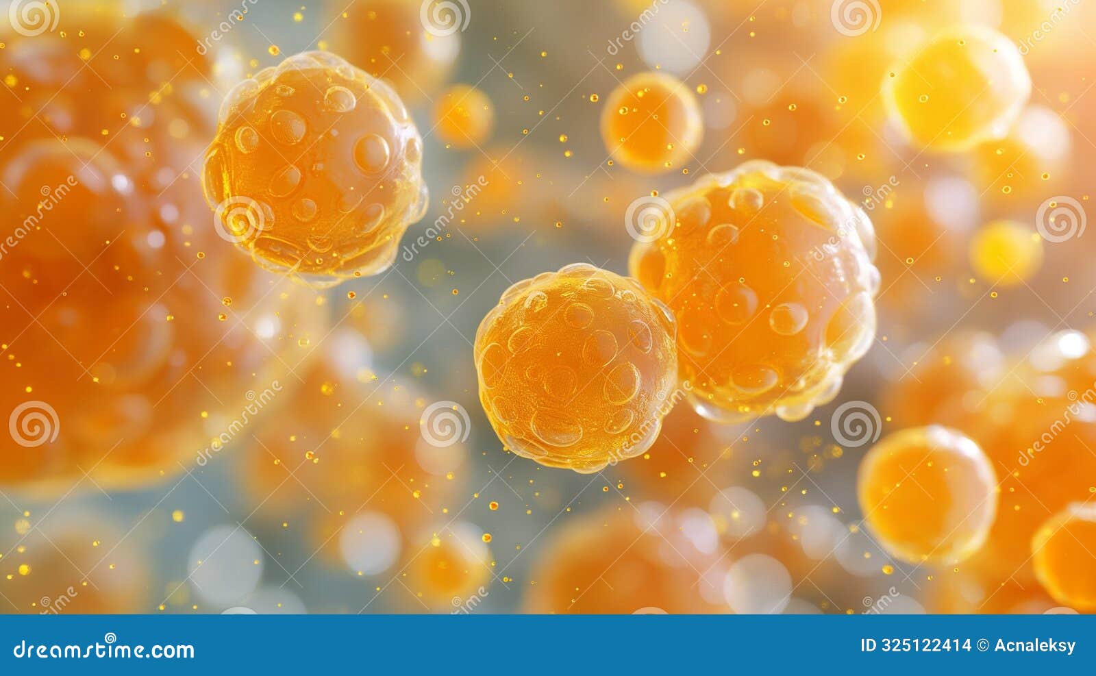 Human Fat Body Tissue Under Microscope View for Physiology Education ...