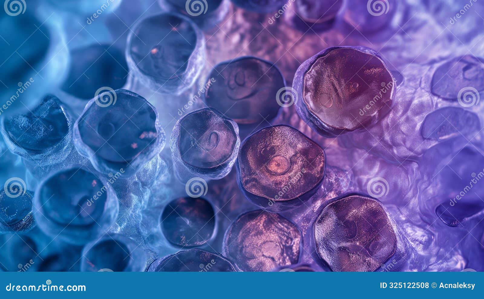 Human Fat Body Tissue Under Microscope View for Physiology Education ...