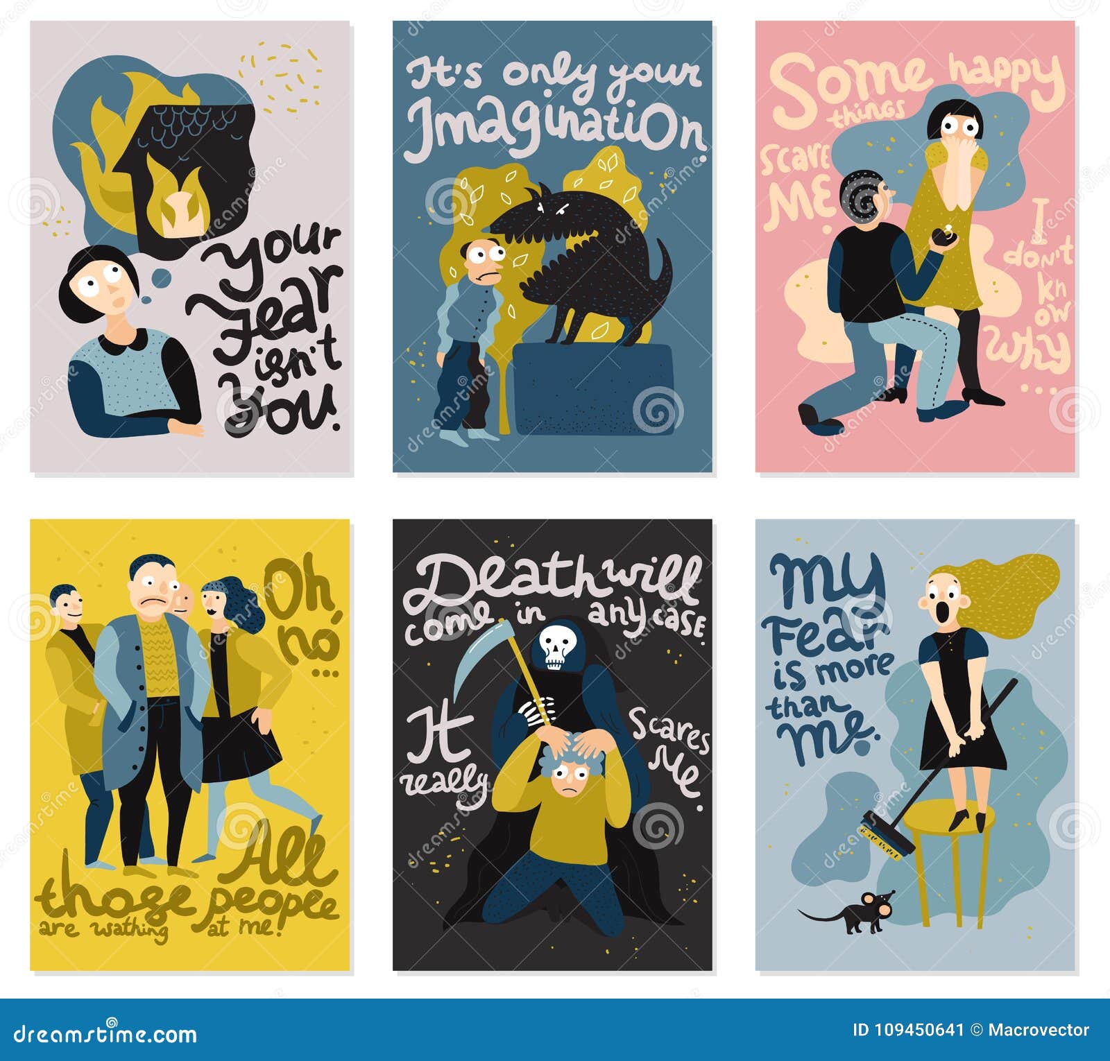 Human Fears Infographic Set Vector Illustration | CartoonDealer.com ... Human Fears Infographic Set Vector Illustration | CartoonDealer.com ...