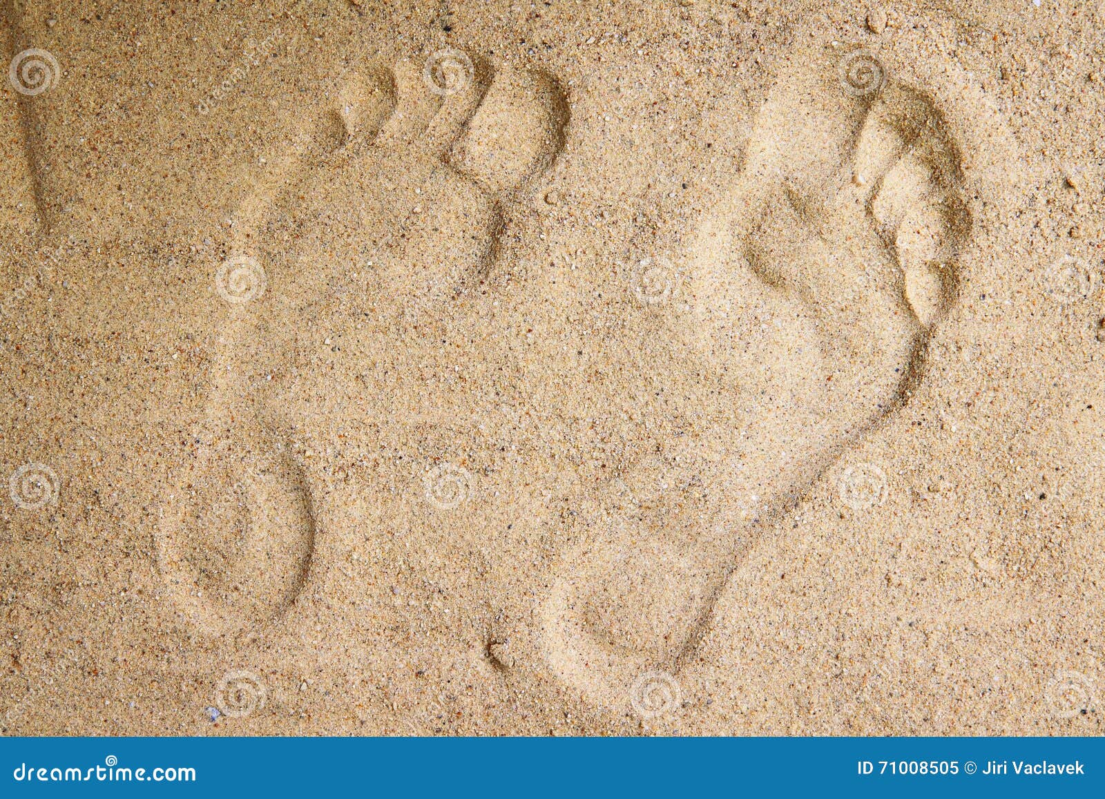 Human Feet Print in the Sand Stock Image - Image of relax, summer: 71008505