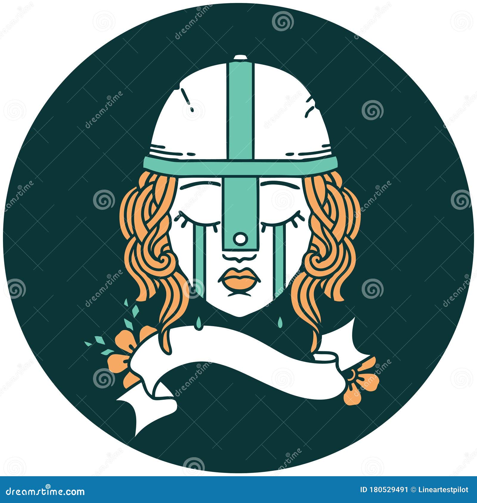 Human Fighter Character Icon for Role Play Games Stock Vector ...