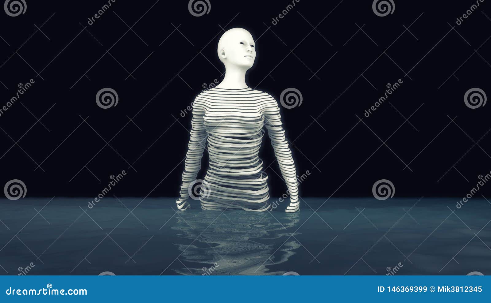 Human Figure Concept Illustration Background Stock Illustration ...