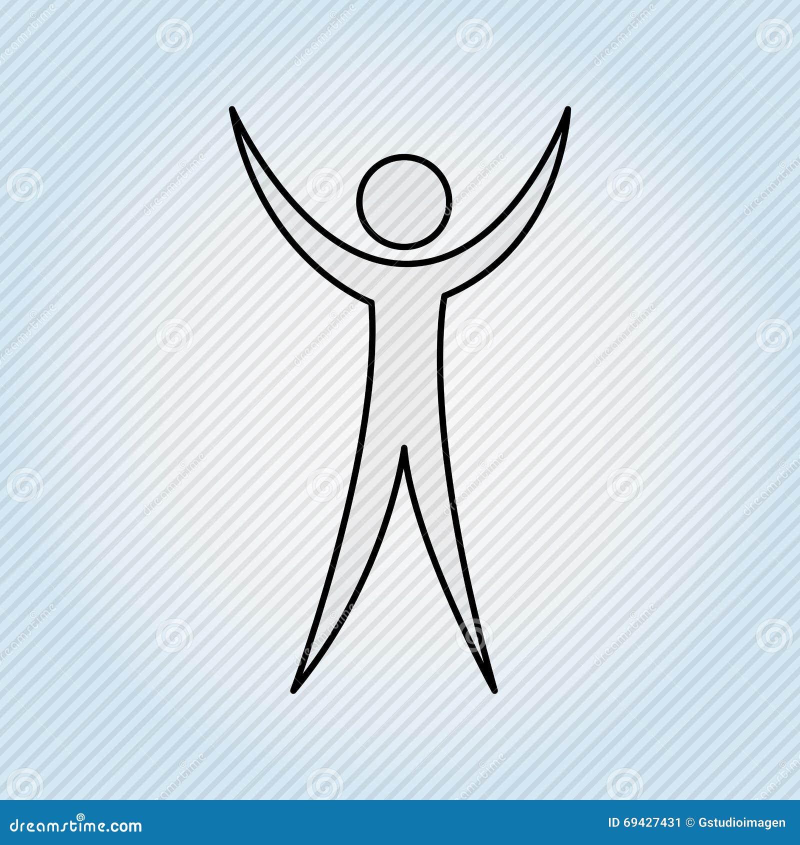 Human figure design stock illustration. Illustration of body - 69427431