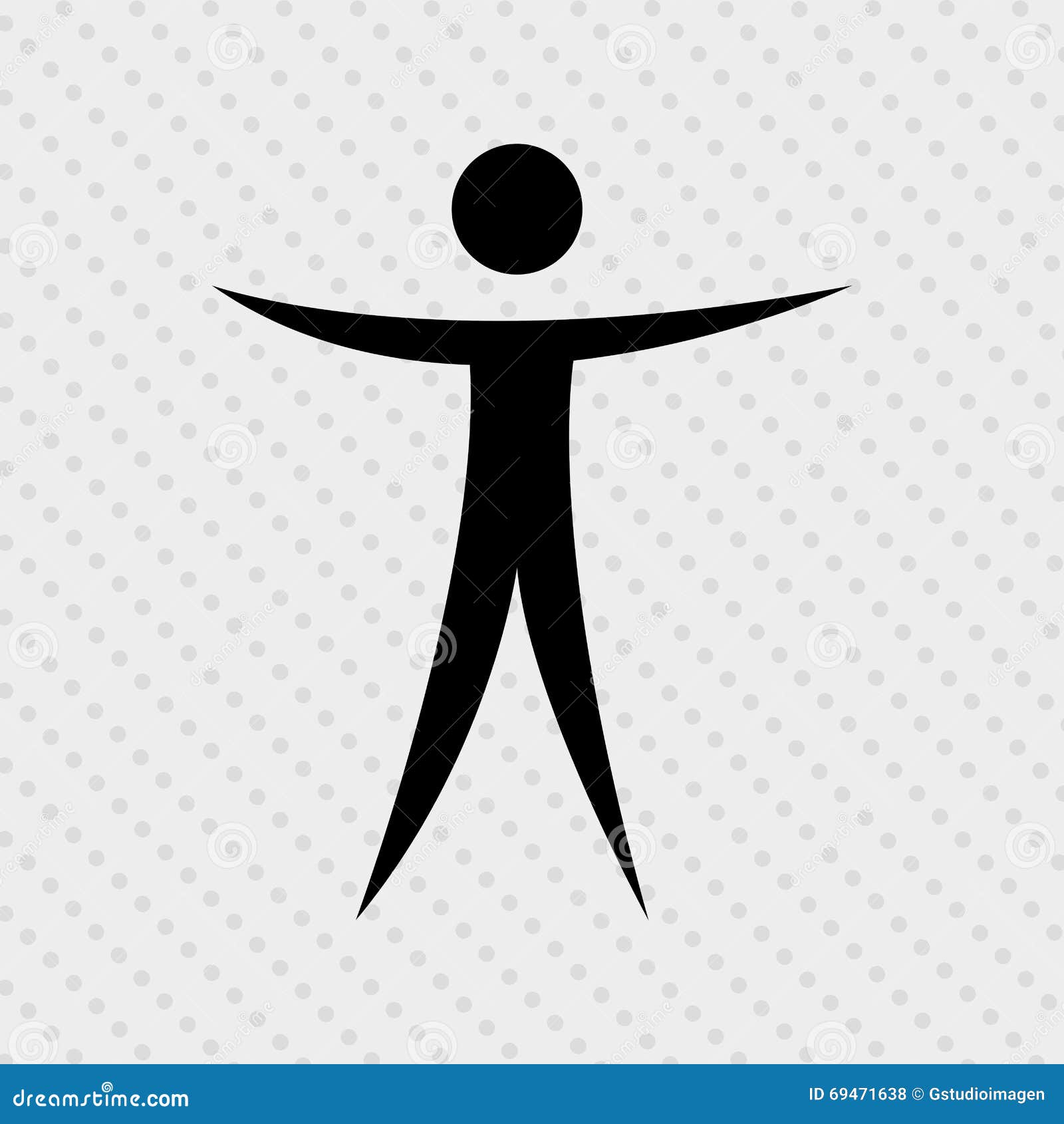 Human figure design stock illustration. Illustration of body - 69471638