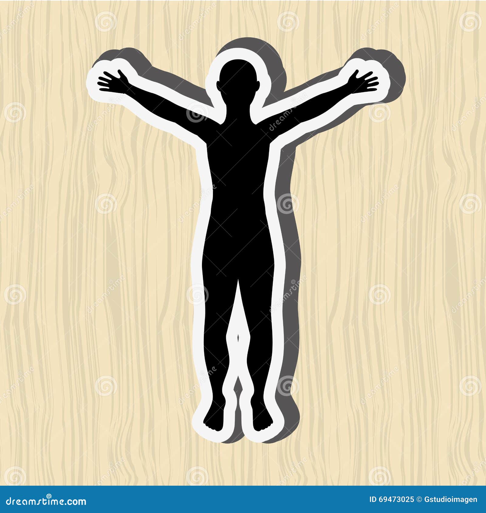 Human figure design stock illustration. Illustration of character ...