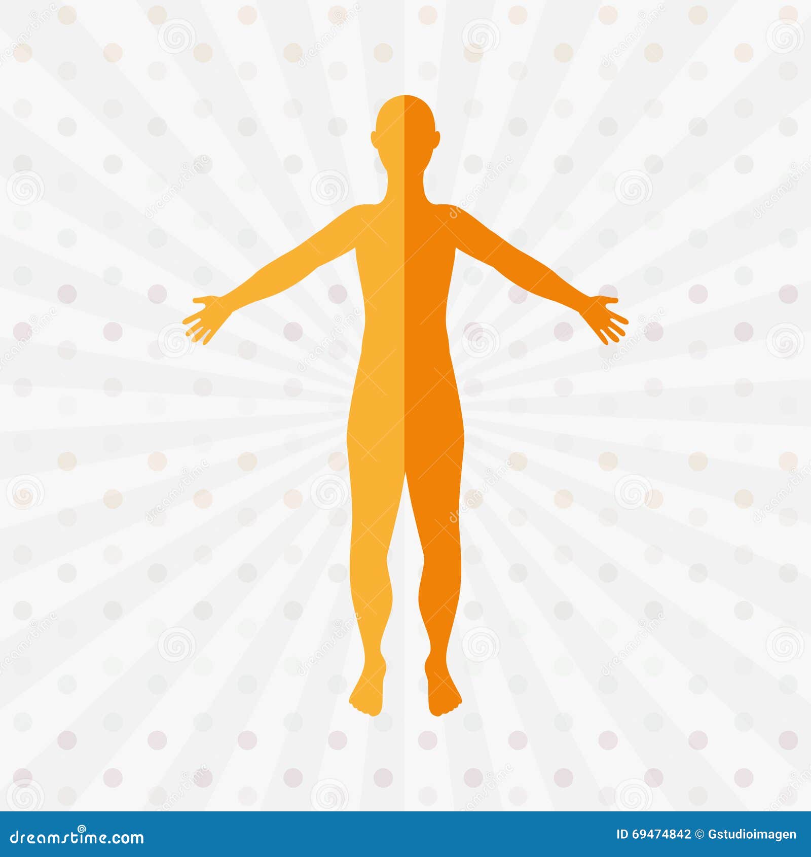 Human figure design stock illustration. Illustration of design - 69474842