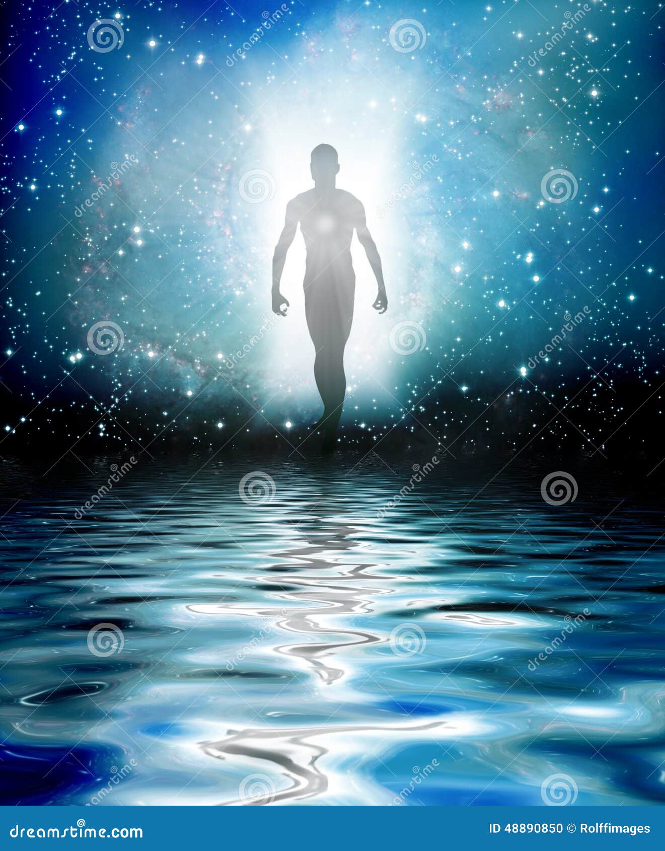 Human Figure Emerges stock illustration. Illustration of concept - 48890850