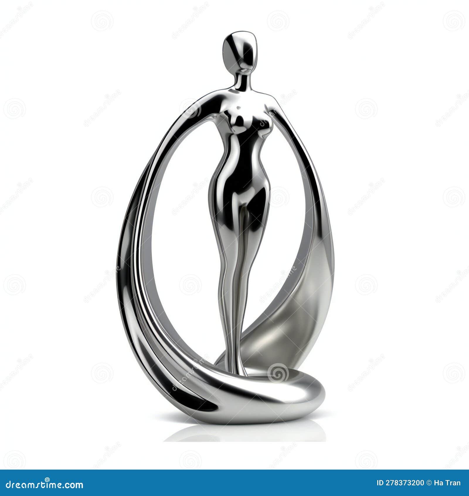 A Human Figure in the Form of a Ring Stock Illustration - Illustration ...