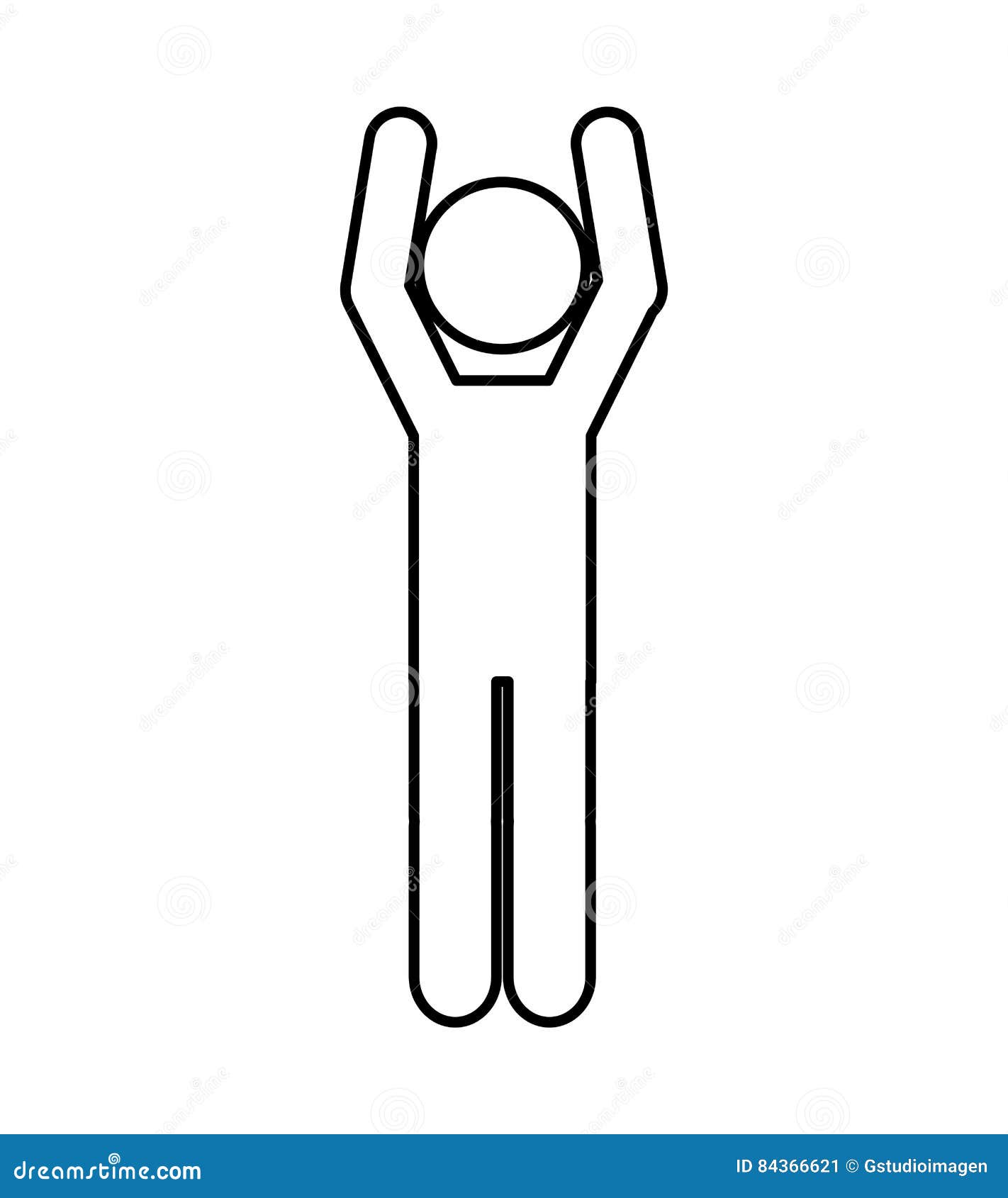 Human figure isolated icon stock illustration. Illustration of ...