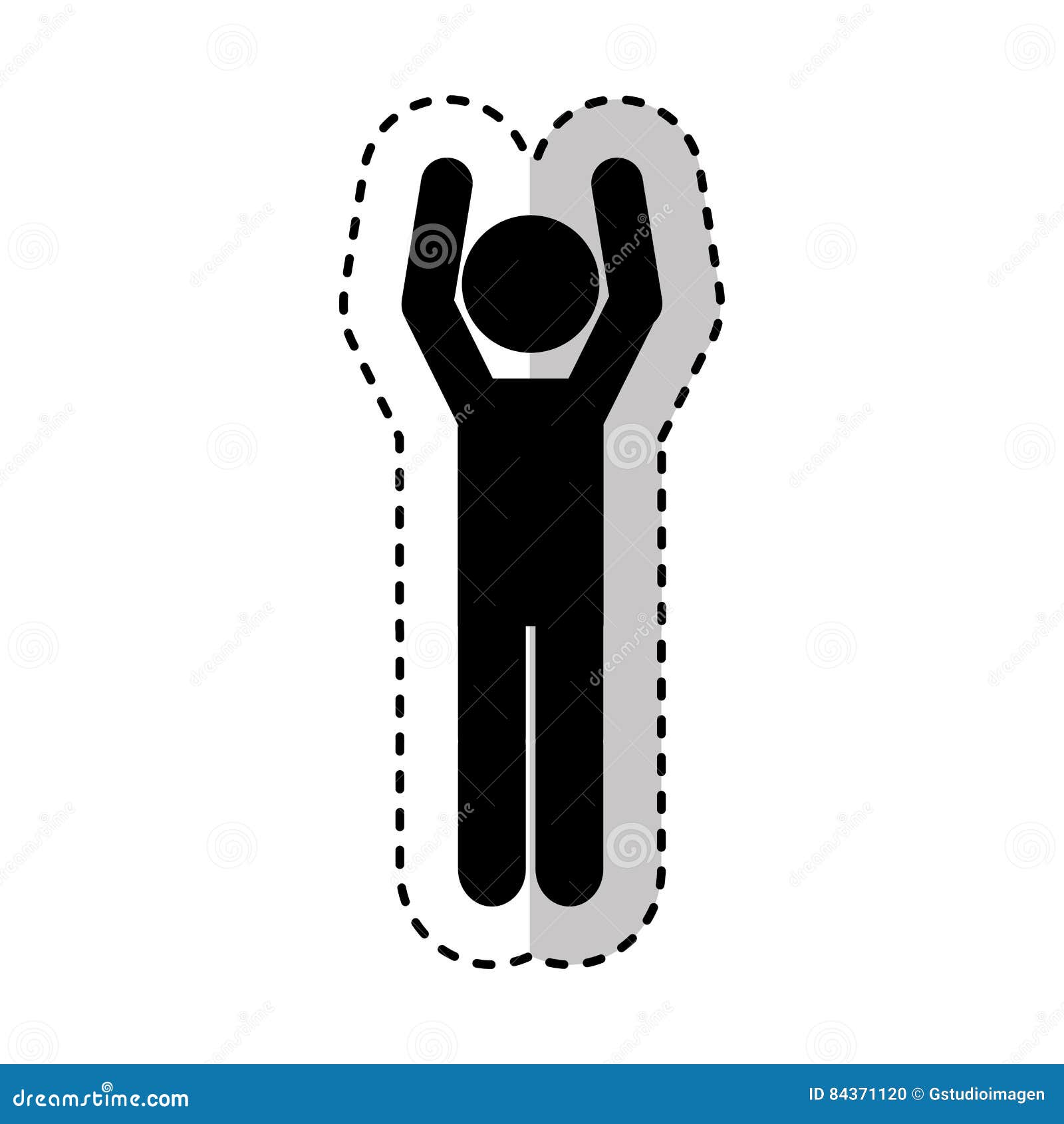 Human figure isolated icon stock illustration. Illustration of figure ...